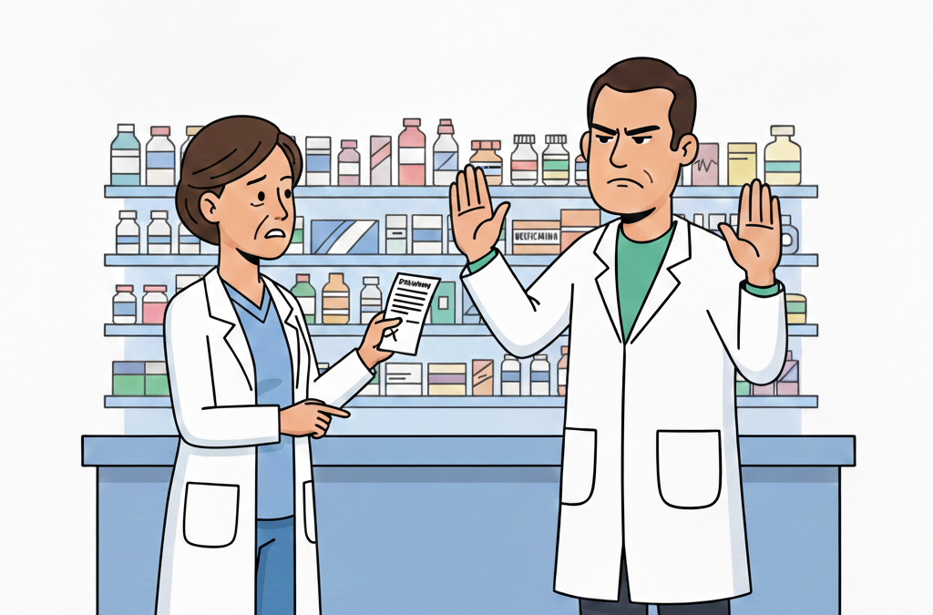 The Pharmacist Refused to Dispense a Topical Drug for Pyoderma Because ...