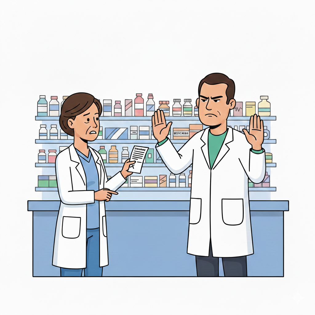 The Pharmacist Refused to Dispense a Topical Drug for Pyoderma Because ...